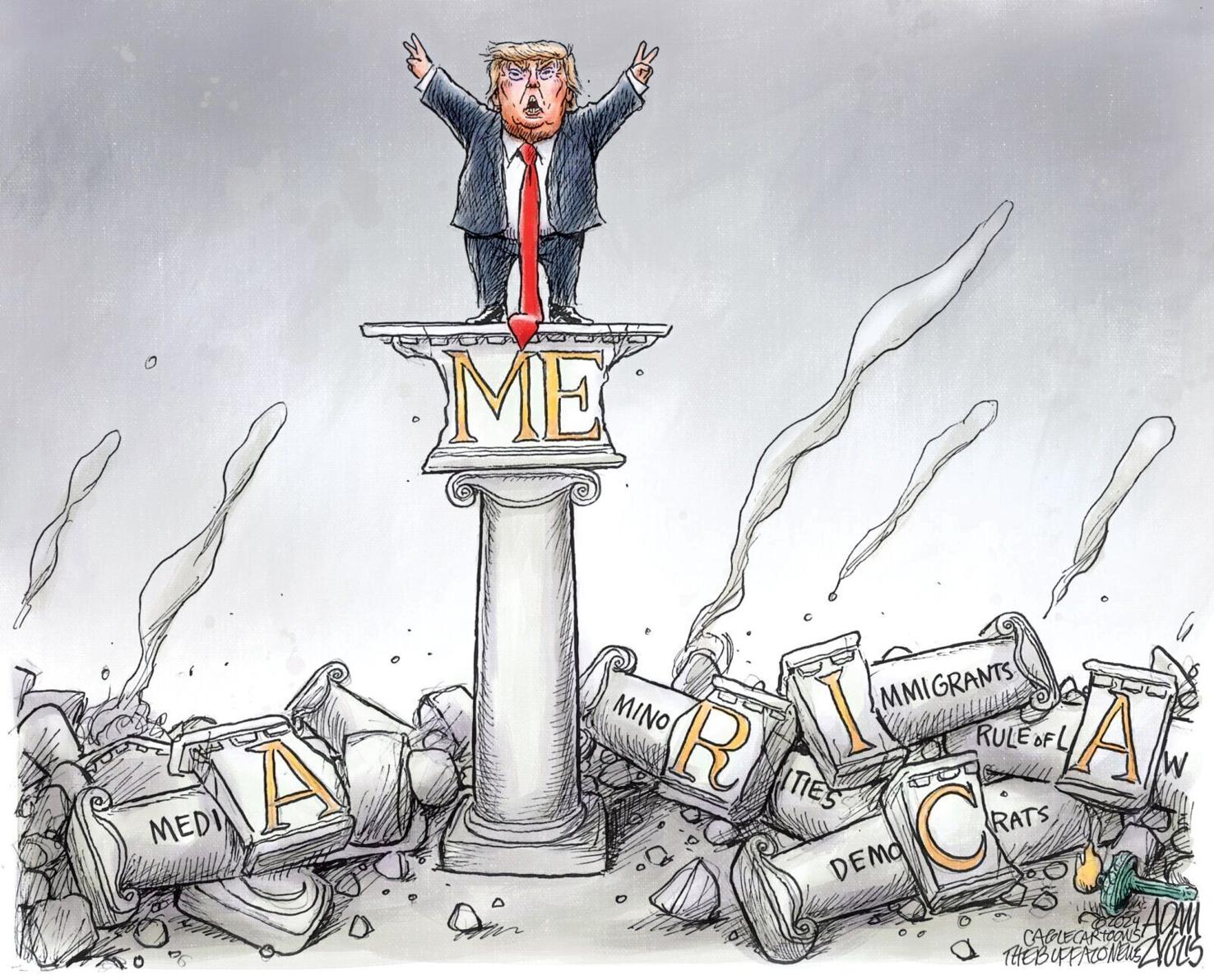 20 political cartoons draw out Donald Trump's win