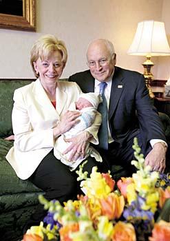Cheney's gay daughter becomes a mother