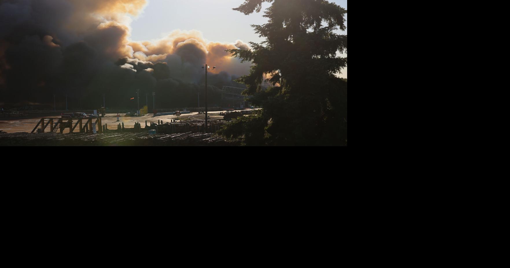 Smoke from Longview paper mill fire affects air quality