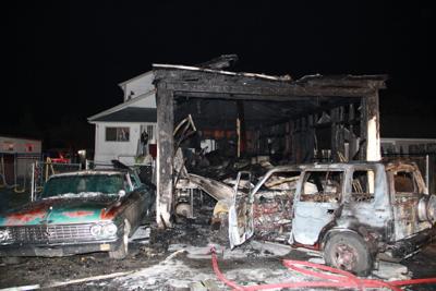 Garage declared total loss after fire