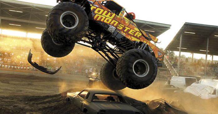 Monster trucks, motorcycles rev up Cowlitz County fairgrounds