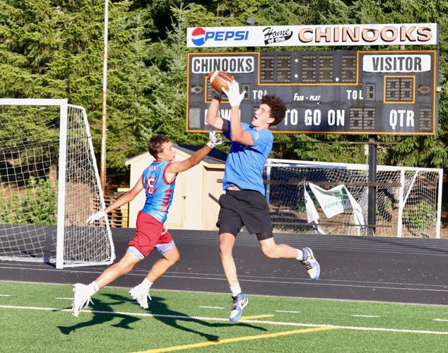 Longview, Kalama and Toutle Lake summer football scrimmage