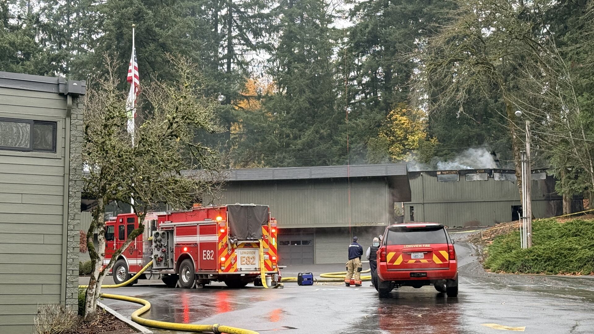 PHOTOS: Fire at Longview Country Club