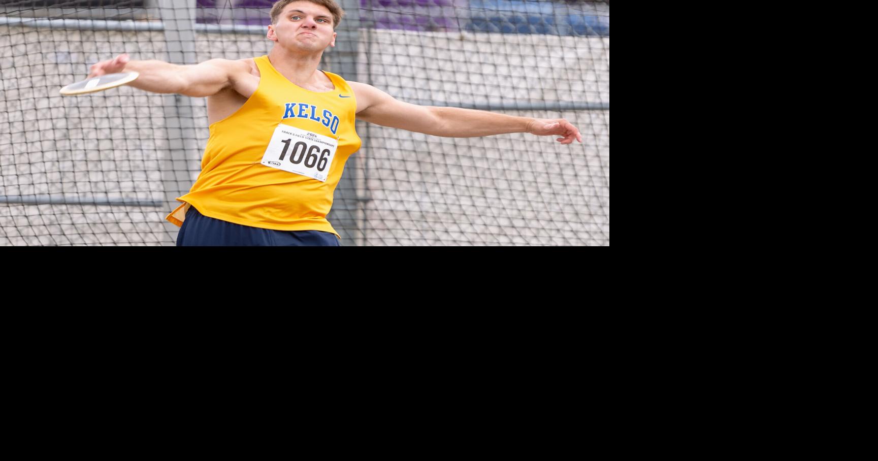 3A High School Track & Field: Kelso's Eubanks finishes Top-20 in discus