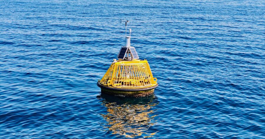 NOAA weather buoy No. 46089, vital for Columbia River navigation, makes ...