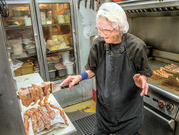 Nearly 88, Porky's Pub cook has been in restaurants most of her life