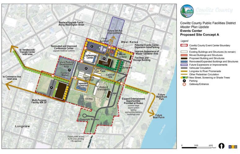 Indoor courts, meeting spaces, paths to downtown could be added to ...