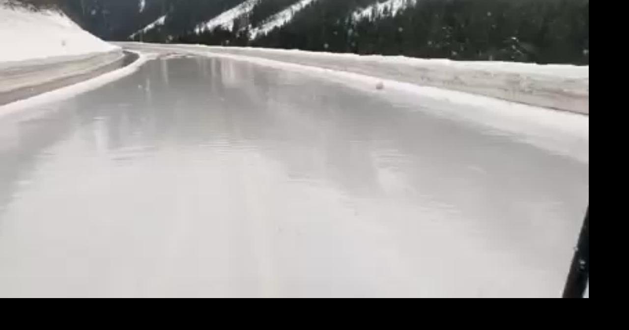 Driving on ice: WSDOT shows Stevens Pass in late December