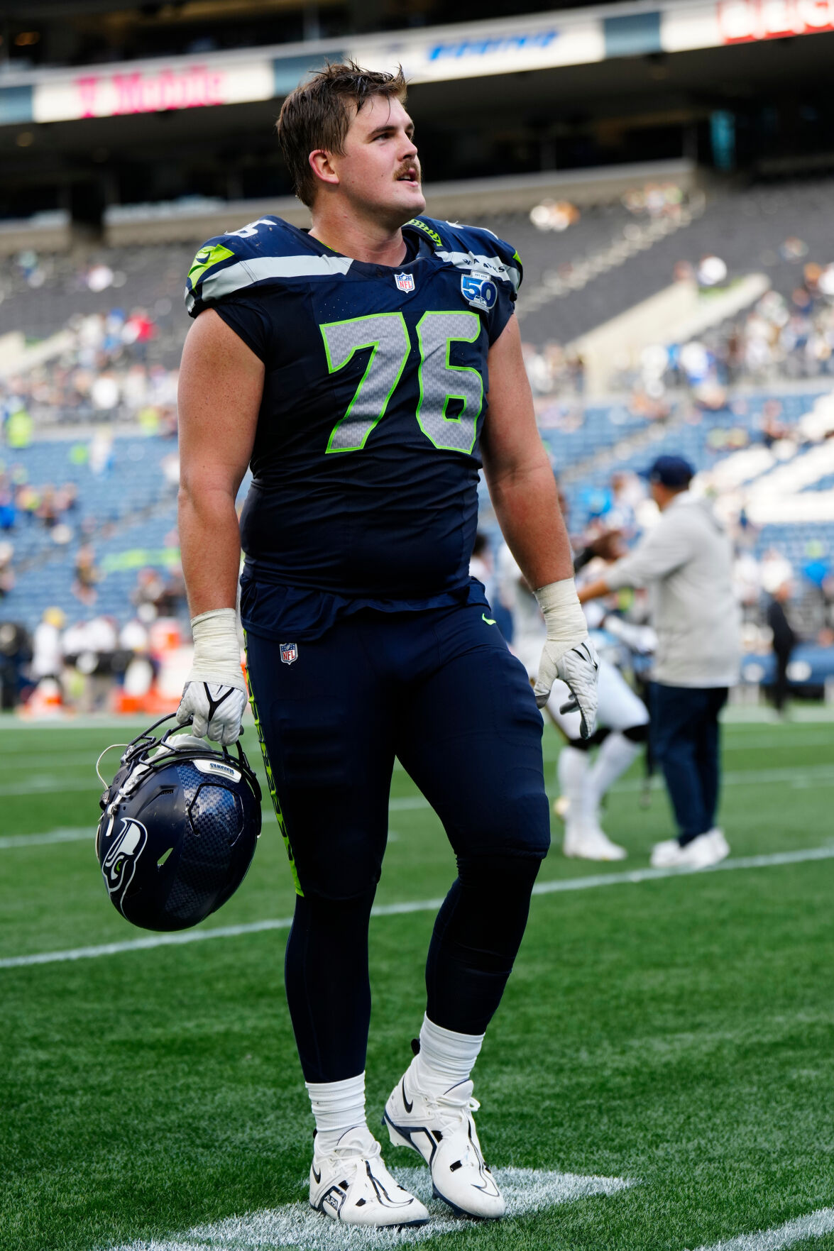 Seahawks rookie Grey Zabel’s trash-talking game is beyond his years