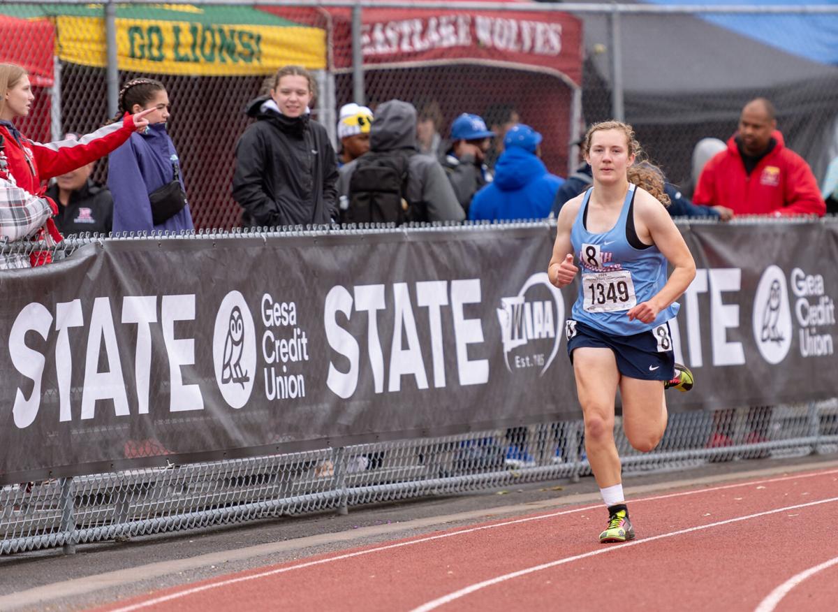 R.A. Long, Mark Morris push for the podium at State Track
