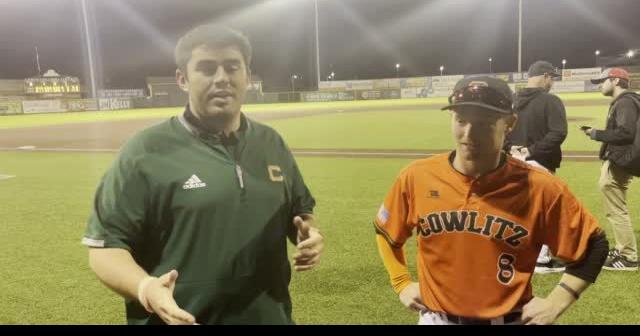 Cowlitz Postgame Interview with Walk-off Winner Ethan Stacy