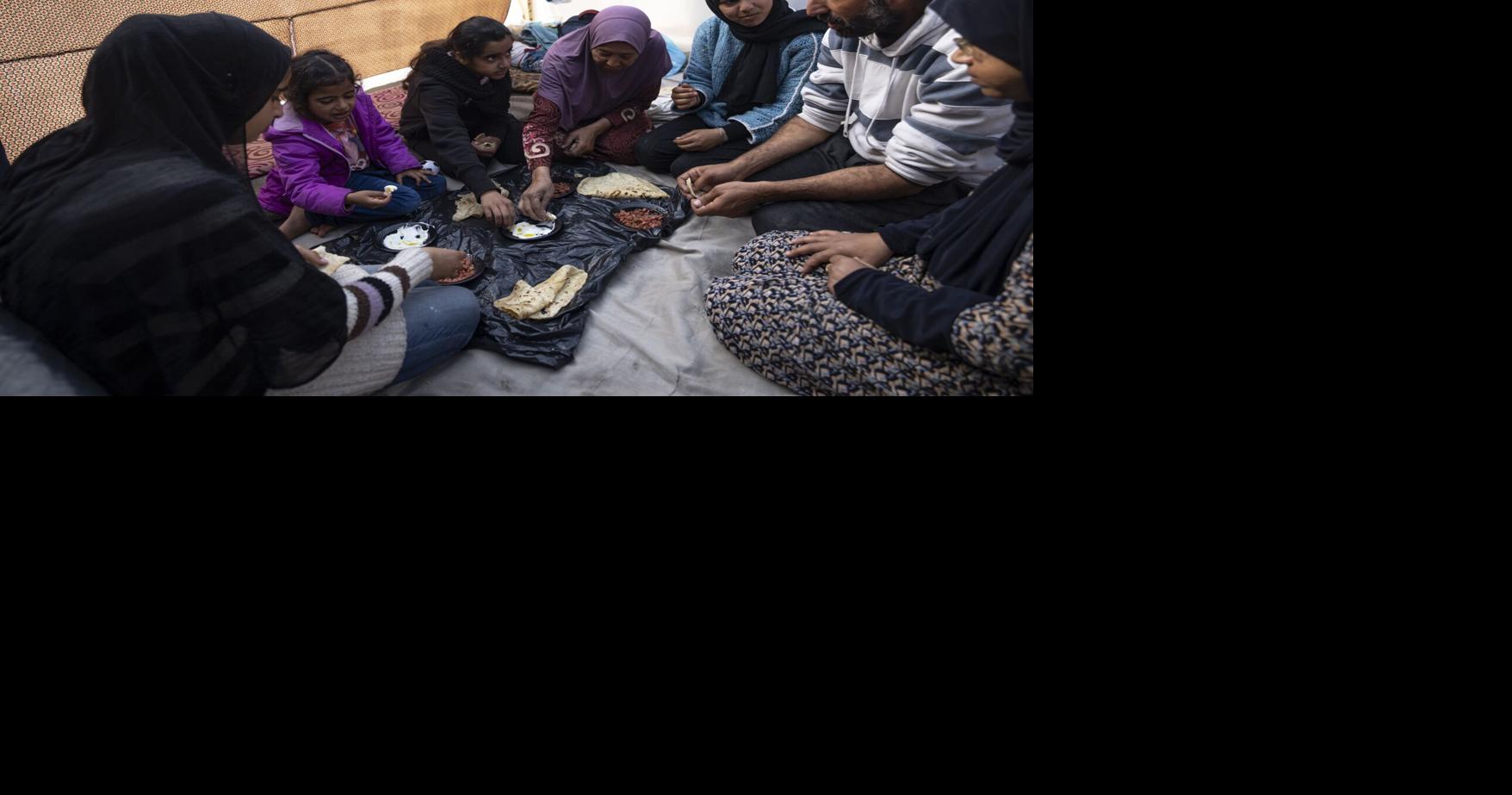 For displaced Gaza families, strict routine key to survival