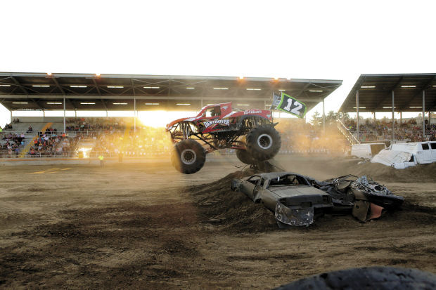 Monster trucks, motorcycles rev up Cowlitz County fairgrounds
