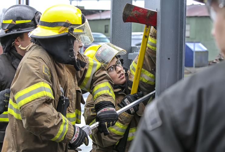 With eyes on fire-fighting prize, cadets endure grueling Cowlitz 2 training