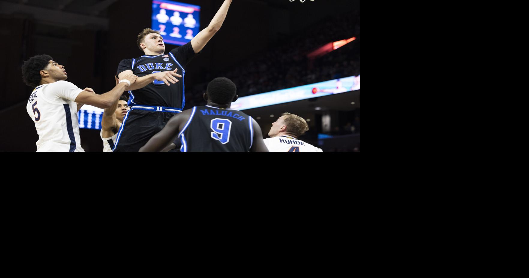 Flagg has 17 points and 14 rebounds as No. 3 Duke beats Virginia 80-62