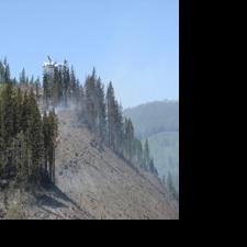 40-acre forest fire near Lake Merwin 10 percent contained