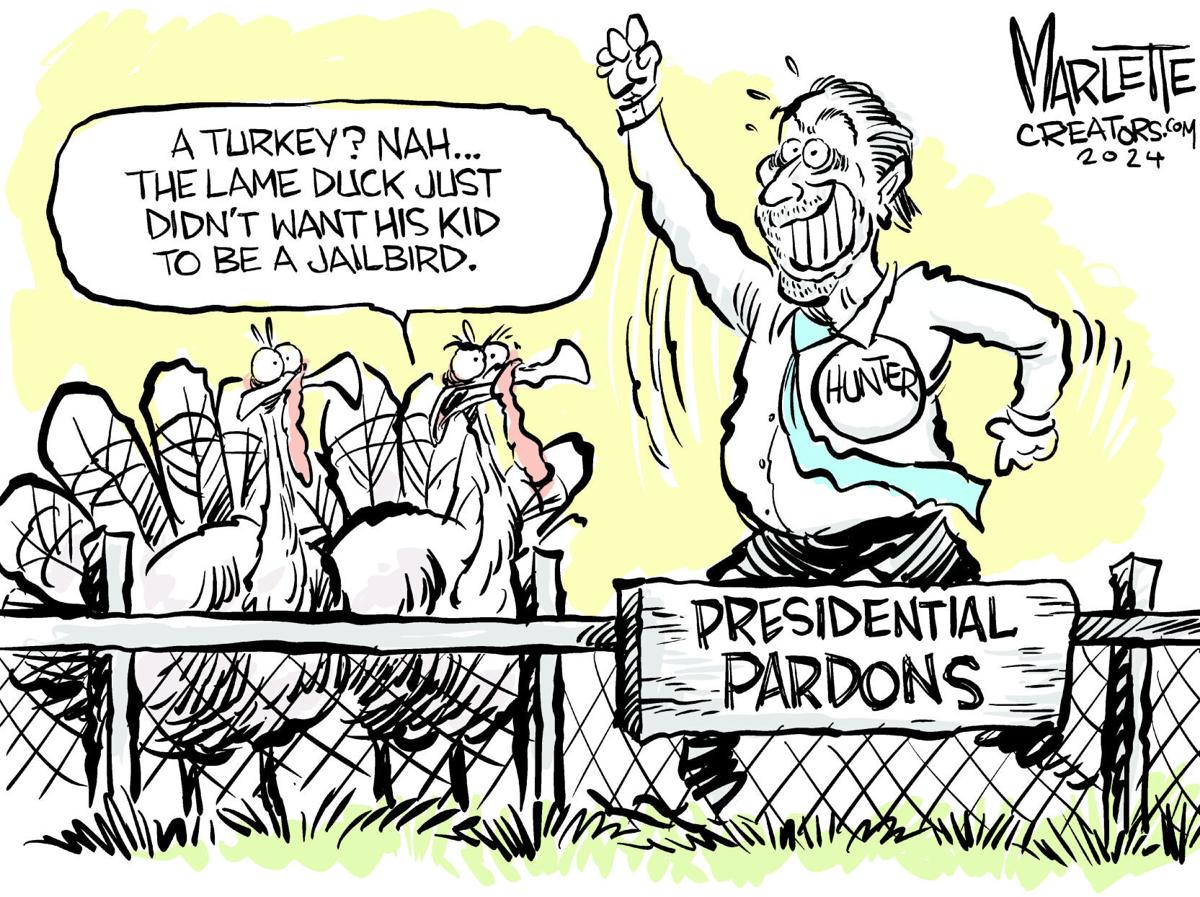 10 political cartoons pan Hunter Biden's pardon