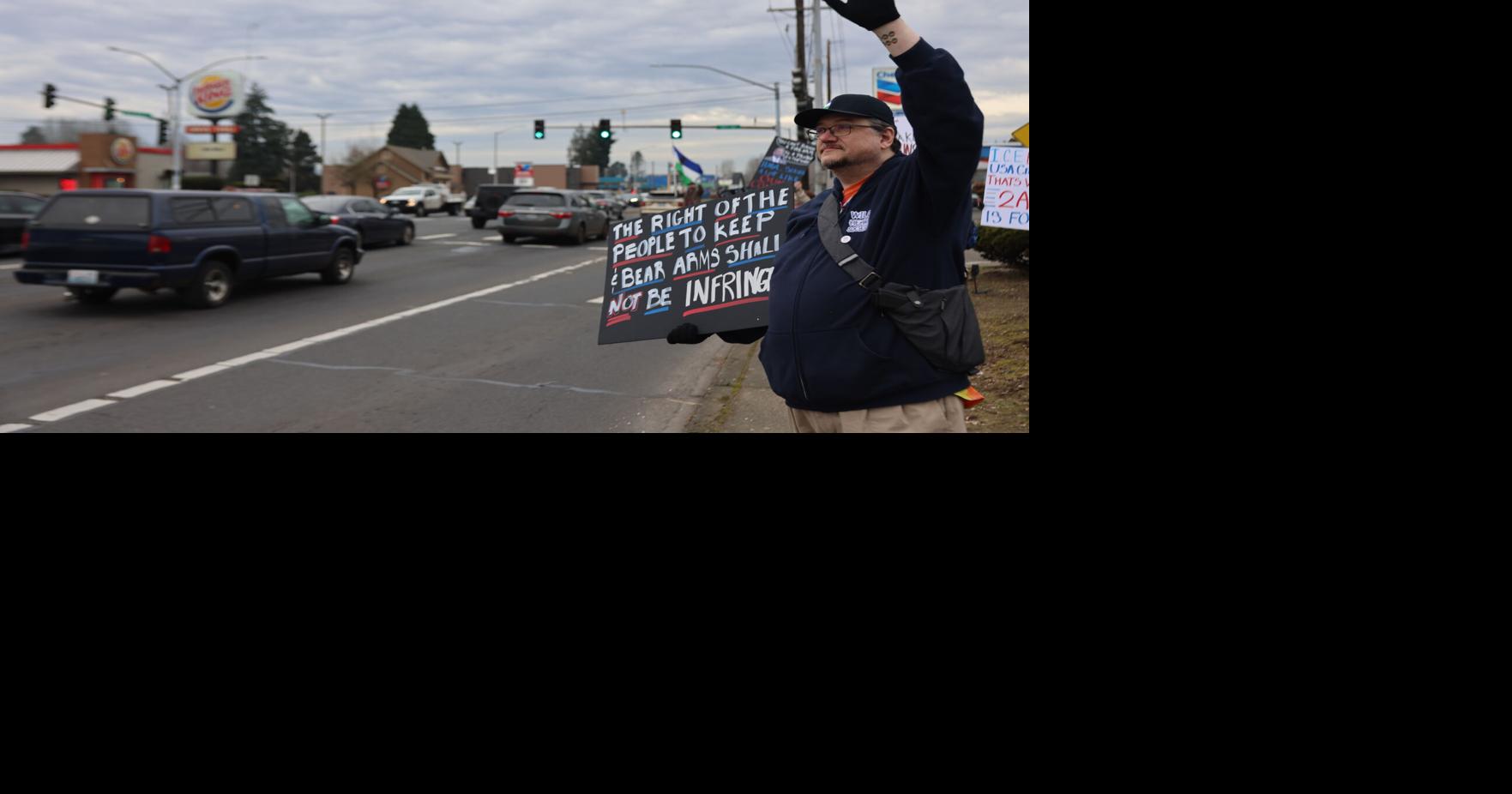 Longview liberals host pro-gun rally after MN killings