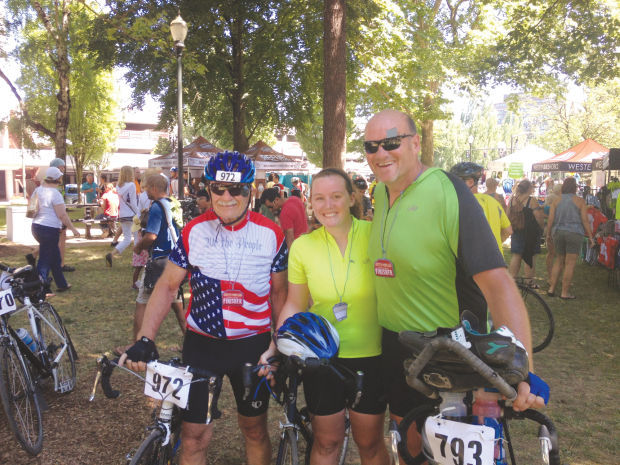 Three generations of Green family complete STP bike ride