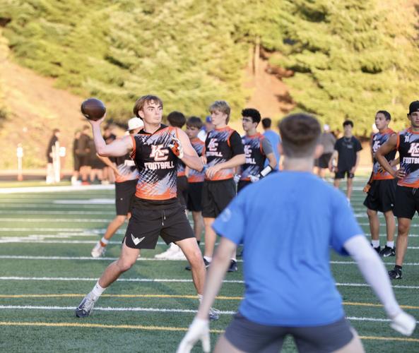 Longview, Kalama and Toutle Lake summer football scrimmage