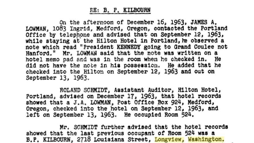 Longview man interviewed by FBI about JFK assassination