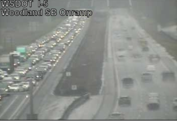UPDATE: Interstate 5 north blocked by landslide near Dike Access Road