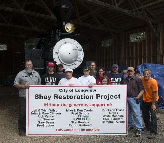 Community effort key to returning historic locomotive to Longview library
