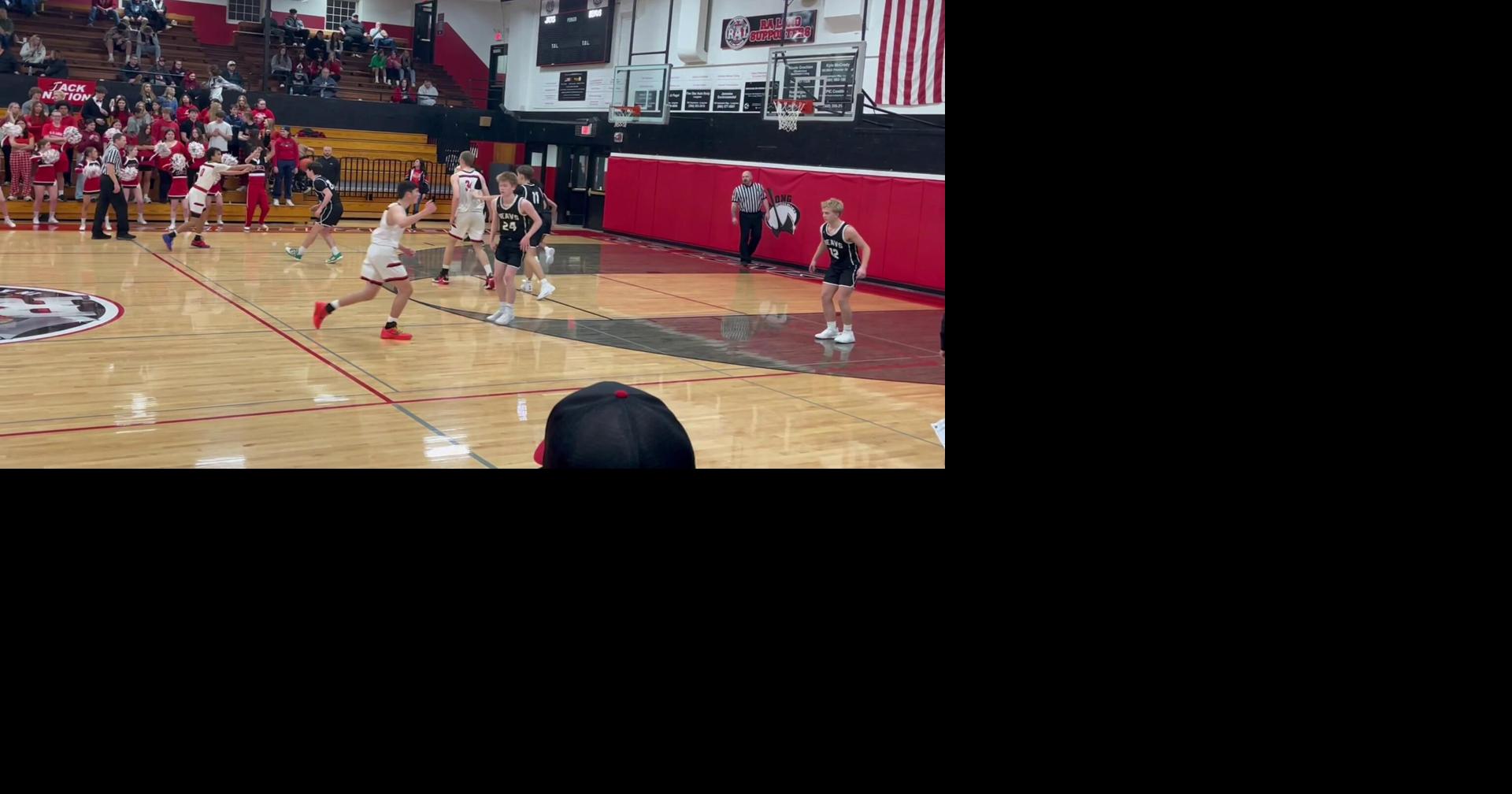 R.A. Long Boys Basketball: Young layup