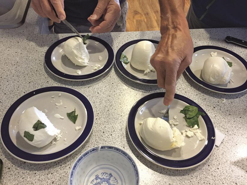 Having a ball: fresh mozzarella sampler | Dish | telluridenews.com
