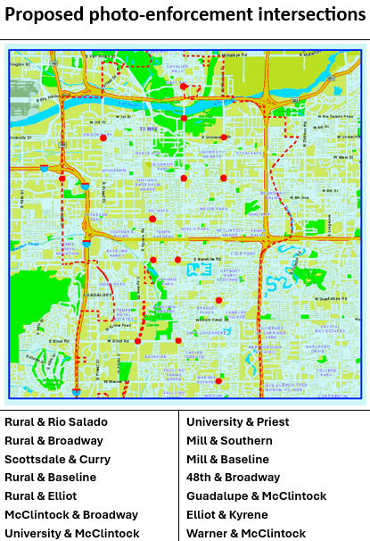 Photo-enforcement likely coming to Tempe this year | City News ...