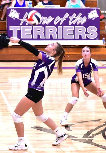 Terry Terrier volleyball on the court | Sports | terrytribune.com