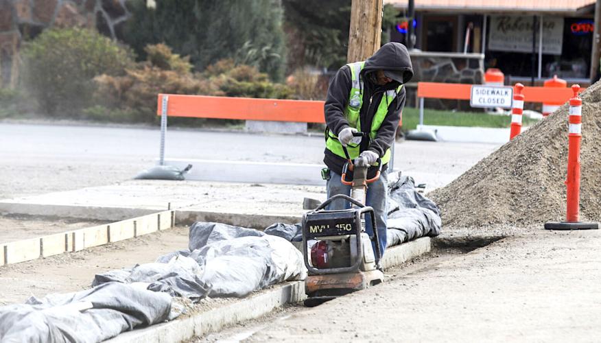 Montana Department of Transportation's Terry downtown sidewalk upgrade ...