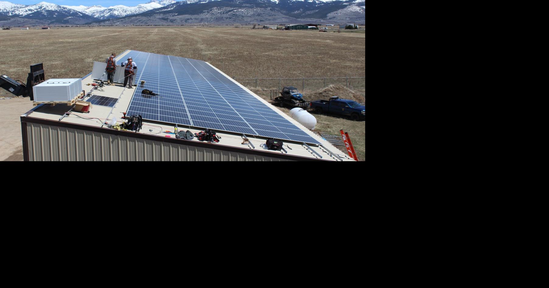 Fall River Electric community solar project nears completion, Teton HS ...
