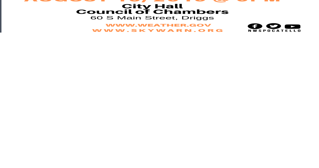 SKYWARN Spotters training class to be hosted in Driggs | News ...