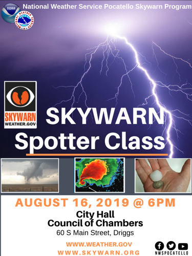 SKYWARN Spotters training class to be hosted in Driggs | News | tetonvalleynews.net