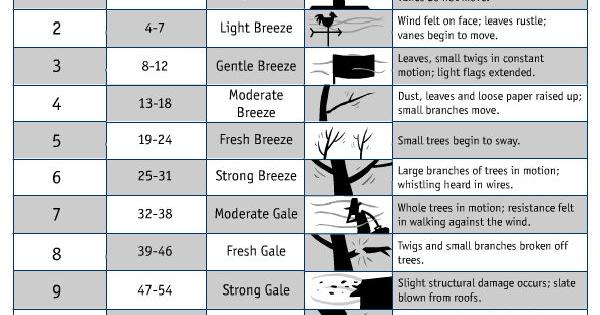 strong wind scale