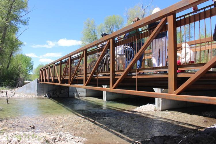 New non-motorized bridge connecting pathways from Driggs to the Teton ...