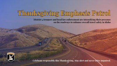 REMINDER: Idaho State Police and Local Law Enforcement Gear Up for ...