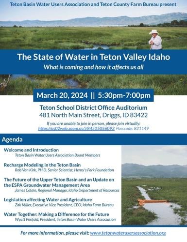 Teton Basin Water Users Association All Valley water meeting ...