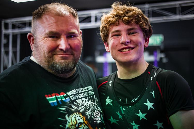 THS sophomore Colter Rammell sets world bench press record | Sports ...