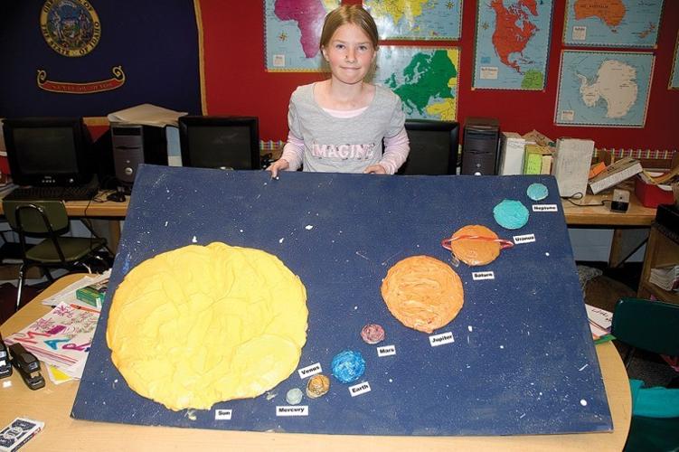 Fourth graders design the solar system | Photo Gallery ...