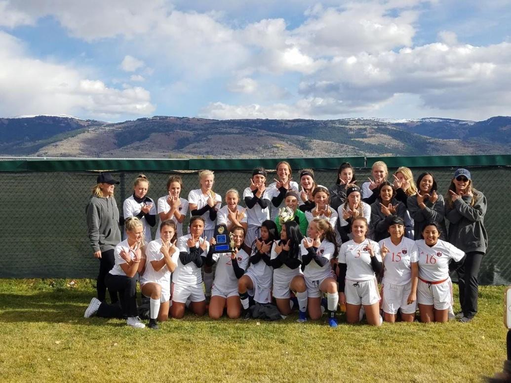 Girls' soccer team wins district champs | Teton High School ...