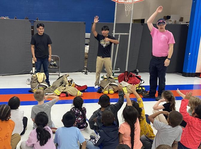 LSHS students learn community involvement teaching fire safety ...