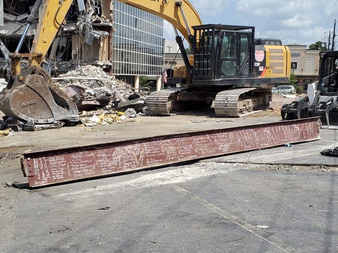 A point in time: Signed steel beam recovery at former LSB brings rush ...