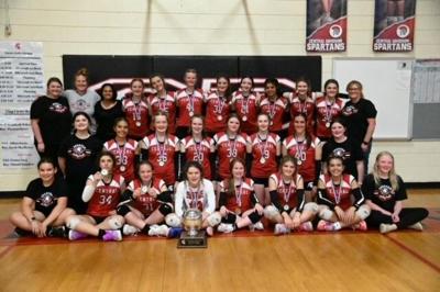 Central Middle Volleyball tops undefeated season with conference ...