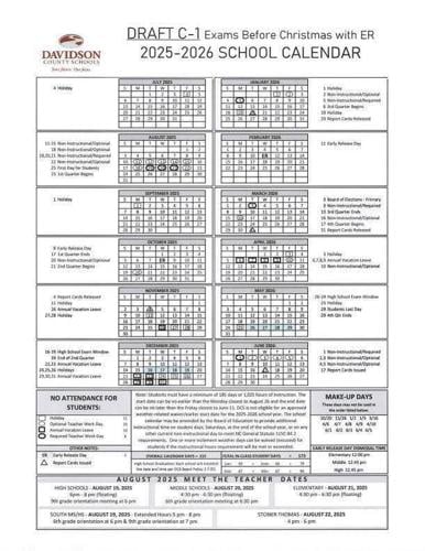 Lawsuit prompts Davidson County School Board to backdown from early ...