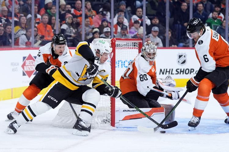 Crosby scores 58th, 59th career goals against Flyers in Penguins ...