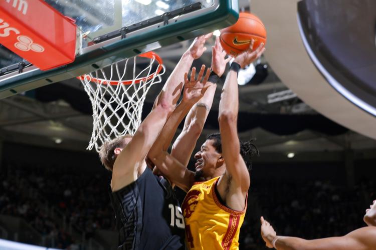 Carr and Kohler help No. 12 Michigan State rout USC, 80-51 | National ...