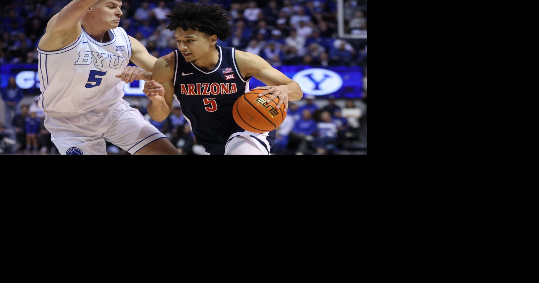Top-ranked Arizona withstands late rally by No. 13 BYU to remain ...