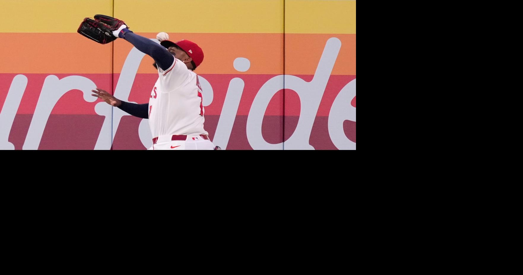 Rumfield gets gift homer when flyball bounces off Adell's head as ...